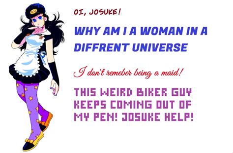 Oi Josuke Why Are You A Sailor R Jojomemes