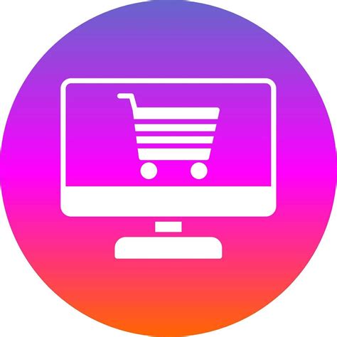 E Commerce Optimization Glyph Gradient Circle Icon Design 43567955