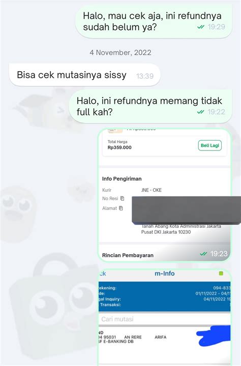 Rere! on Twitter: "Beli di toped, barang yang dikirim cuma 1. Gue nanya baik2 itu soal refund ...