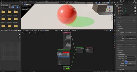 In The Shader Editor Why Does The Green Color Of The Shadow Need To Be