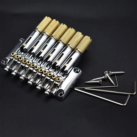Chrome Headless Guitar Bridge Tremolo System Set Reverb