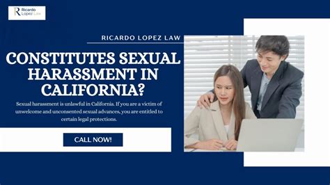 What Constitutes Sexual Harassment In California