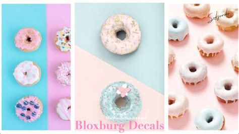 Bloxburg Donuts Decals YouTube