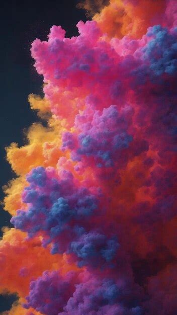 Premium Photo D Rendering Of Bright Abstract Cloud From Particle Structure