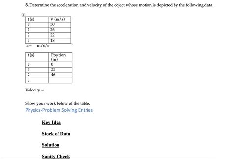 Solved Determine The Acceleration And Velocity Of The Chegg
