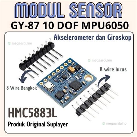 Jual Gy 87 10 Dof Imu Sensor Barometer Gyroscope Accelerometer Magnetometer Kota Semarang