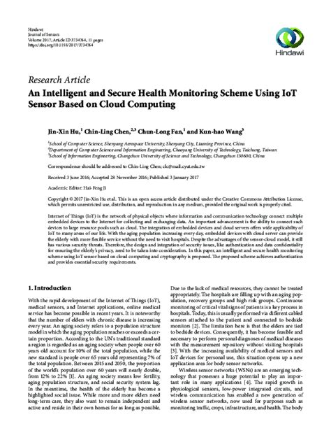 pdf an intelligent and secure health monitoring scheme using iot