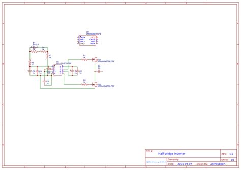 half bridge inverter platform for creating and sharing projects oshwlab