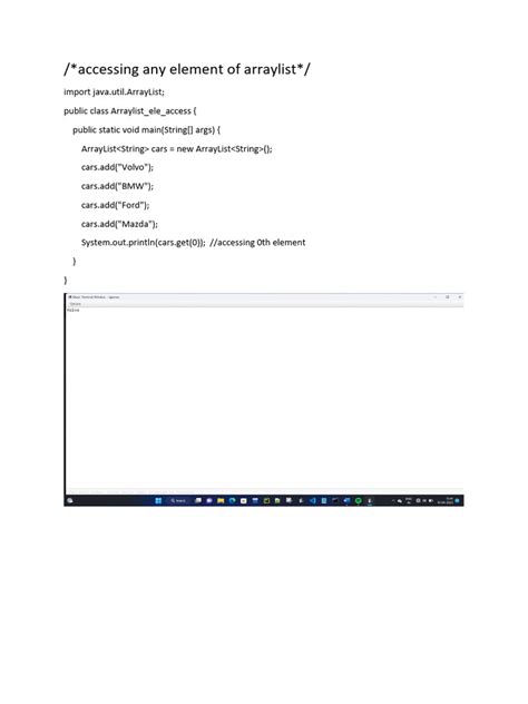 Accessing Any Element Of Arraylist Pdf