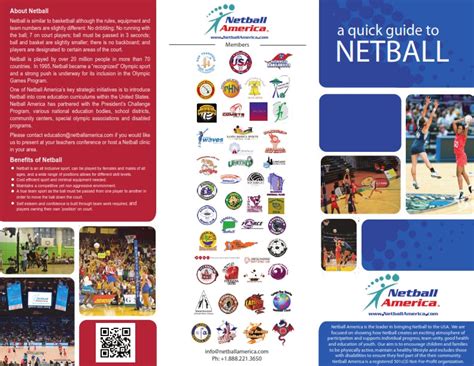 Basic Netball Rules Handout Netball America