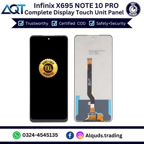 Infinix X693 Note 10 Lcd Panel Alqudstrading Aqt