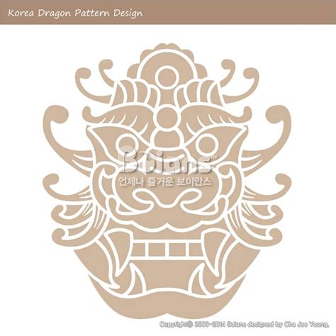 한국의 용 문양 패턴디자인 한국 전통문양 패턴 디자인 시리즈 Bptd010032 Korea Dragon Pattern Design Korean Traditional