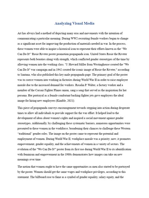 Visual Analysis Pdf