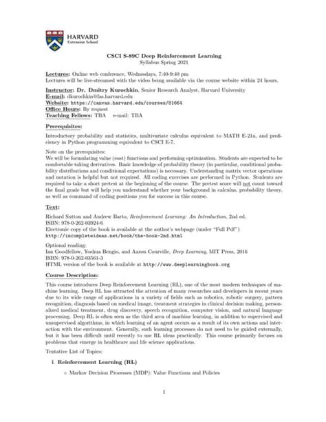 deep reinforcement learning pdf