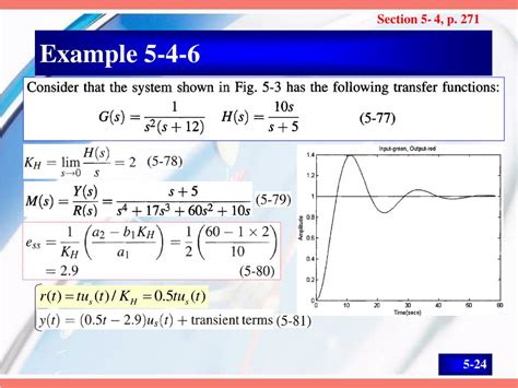 Ppt Chapter 5 Time Domain Analysis Of Control Systems Powerpoint