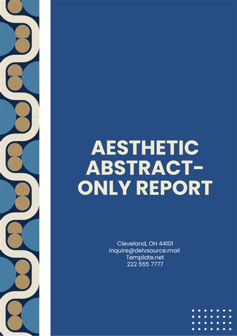 Free Design Report Template To Edit Online