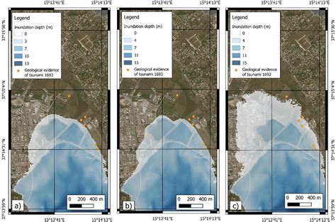 Modelling Of Tsunami Inundation In The Augusta Area A Sfs Scenario