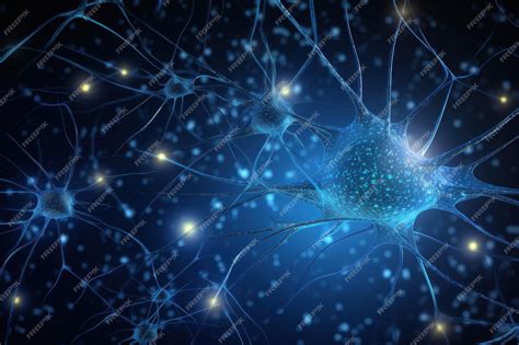 Premium Ai Image Brain Neural Network Human Nervous System Background Signal Transmitting