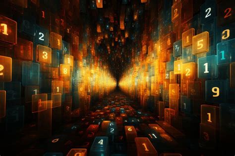 lots of numbers pattern math concept stock image image of integer