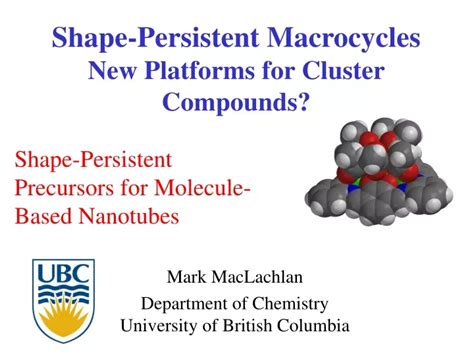 ppt shape persistent macrocycles new platforms for cluster compounds