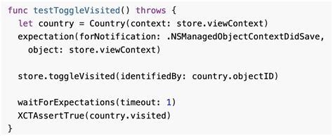 async core data testing