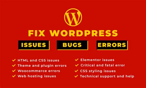 Fix Wordpress Bugs Errors And Malware And Do Elementor Help By Mr11web