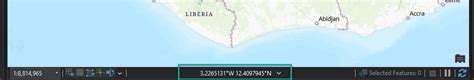 swap coordinate display in the arcgis allsource map