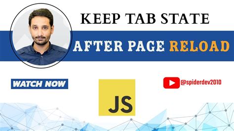 Keep Tab State Javascriptjquery After Page Reload Youtube