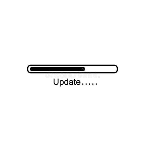Update System Icon Concept Of Upgrade Application Progress Icon For