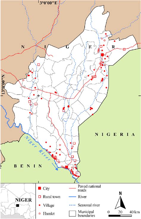 flooded settlements 2001 2019 examined in the dosso region