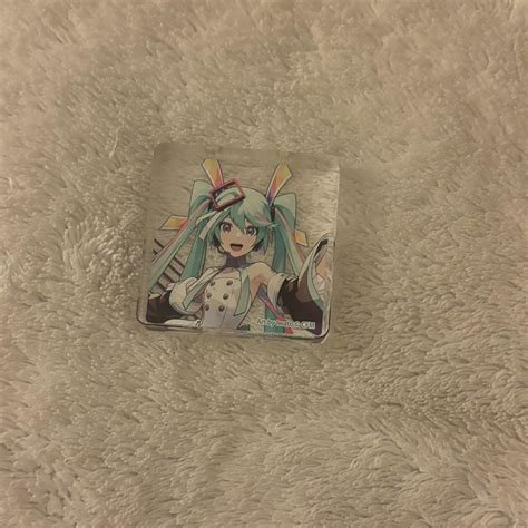Super Cute Miku Mini Arylic Block 🪽 Perfect For Depop