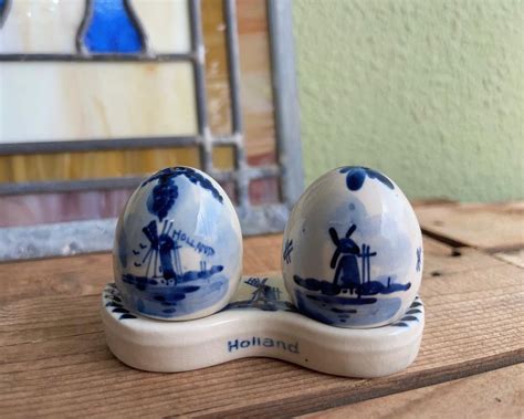 네덜란드 빈티지 델프트블루 소금후추 헬로마켓