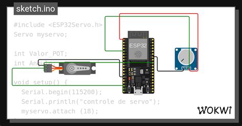 Servo Potensio Wokwi Esp32 Stm32 Arduino Simulator