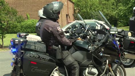 Raw Footage Procession For Nc Dept Of Corrections Officer Sam Poloche Queen City News