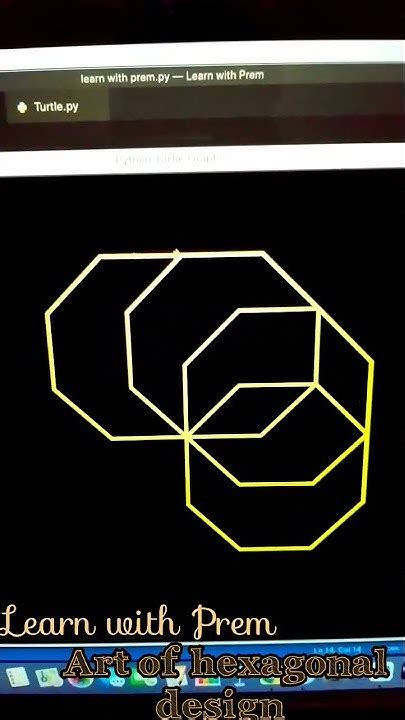 Hexagon Design Shorts Youtubeshorts Python3 Learnwithprem5493 Youtube