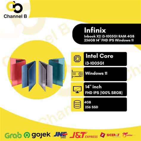 Jual Infinix Inbook X Core I Gb Gb Garansi Resmi Di Seller Channel B Official Store
