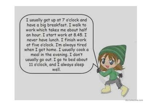 Present Simple General Readin English ESL Powerpoints