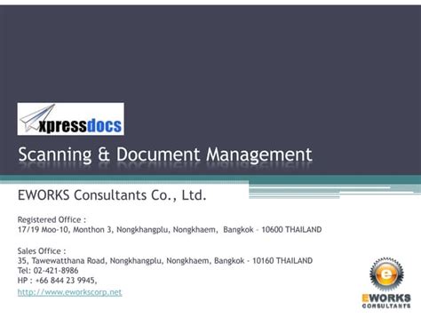 Scanning And Document Management Pdf