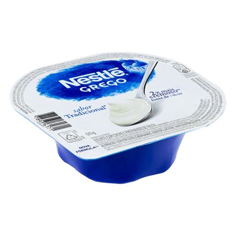 Iogurte Grego Tradicional Nestlé Pote 90g Big Box 402403 Norte