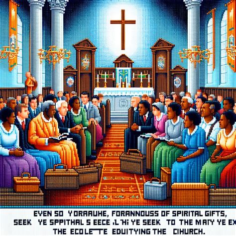 What Does 1 Corinthians 14 12 Mean Bible Art