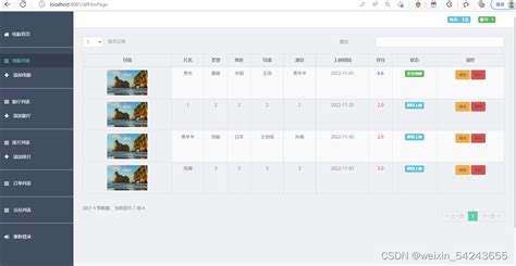电影后台管理系统 实训 csdn博客