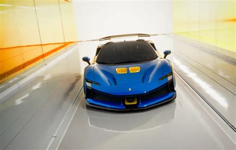 Обои Ferrari Front View Sf90 Ferrari Sf90 Xx Spider на телефон и