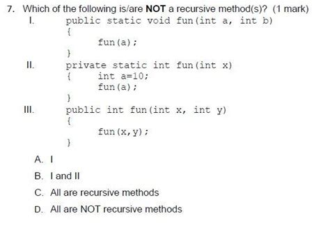 Solved Which Of The Following Is Are NOT A Recursive Chegg