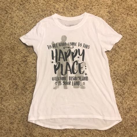 Disney Tops Nwot Disneyland Resort White Tshirt Poshmark