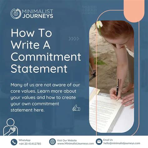 How To Define Your Personal Values And Develop A Commitment Statement
