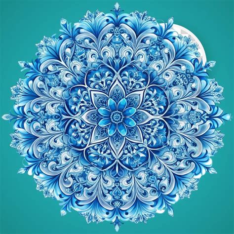 Blue Mandala Pattern Psd 300 High Quality Free Psd Templates For Download