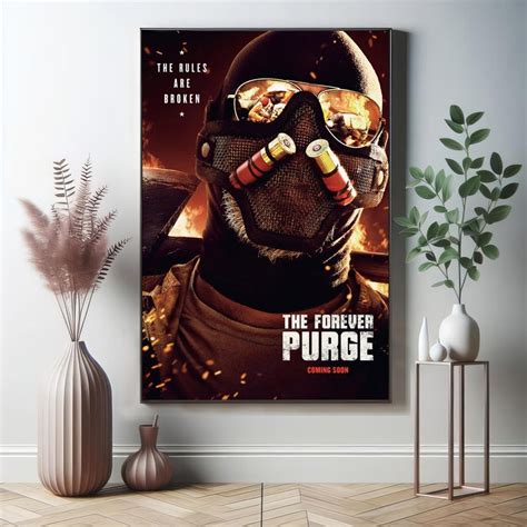 The Forever Purge Movie Posters Wrapped Poster Wall Art Room