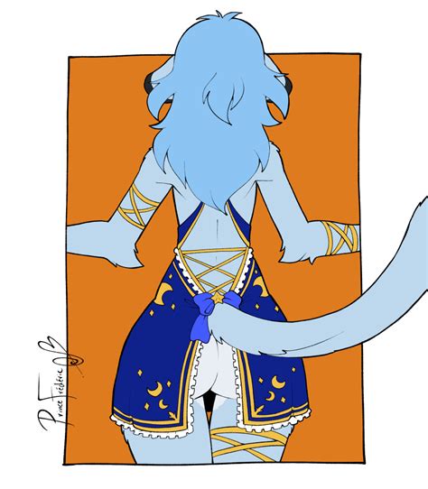 Rule 34 Absurd Res Anthro Ass Blue Body Blue Hair Clothing Hair