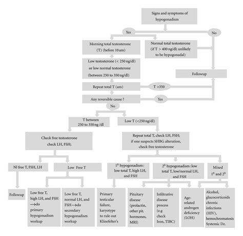 Algorithm For The Diagnosis Of Hypogonadism In Aging Males Download