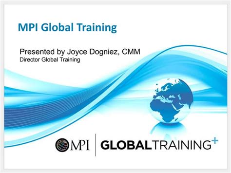 Mpi Global Training Presentation Pptx